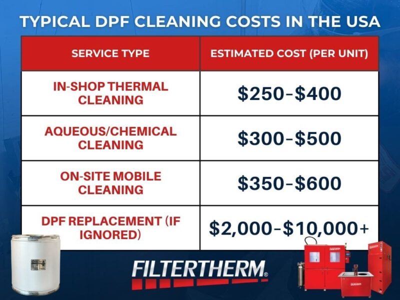DPF Cleaning Costs Guide - Filtertherm for Fleets